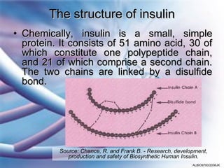 01 Gene Technology for Insulin Production | PPT