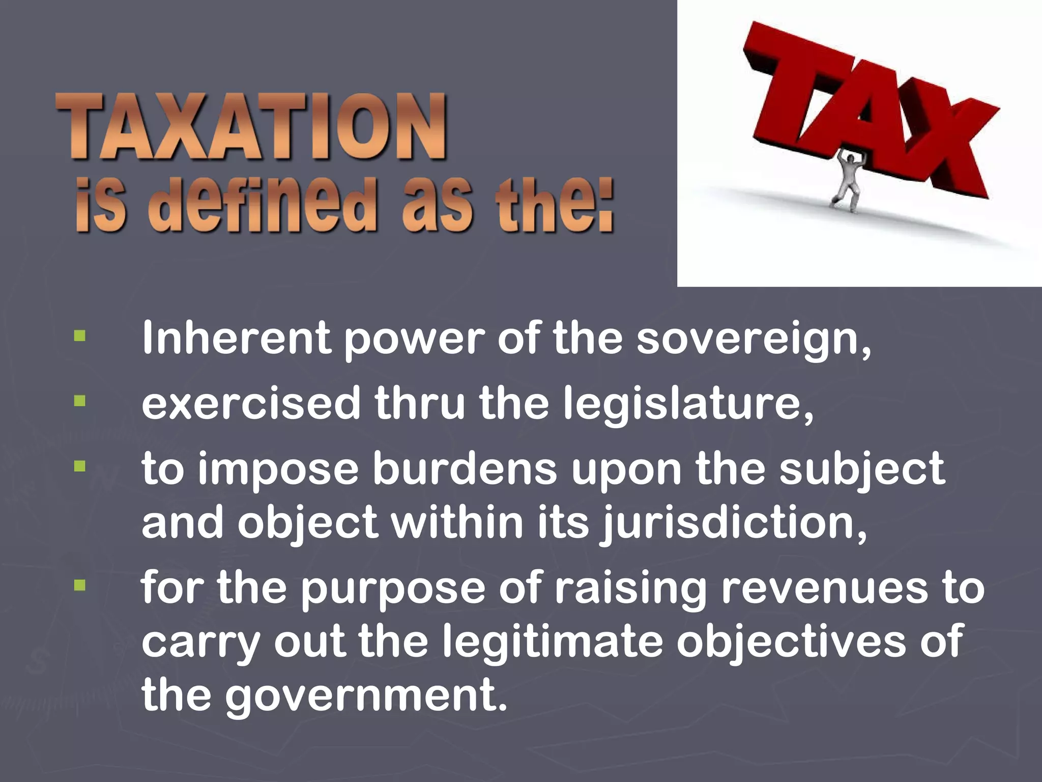 01 General Principles of Taxation | PPT