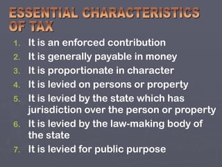 01 General Principles of Taxation | PPT