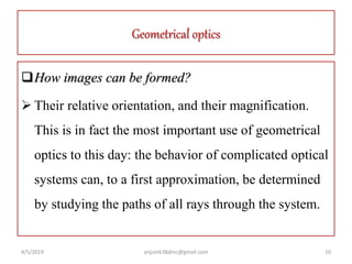 01 geometrical optics | PPTX