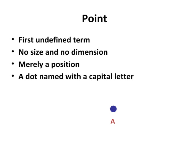 01 Fundamentals of Geometry | PPT