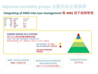 Adjusted Morbidity Groups (AMG) 调整后的发病族群 | PPT