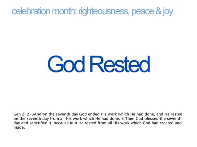 God Rested | KEY