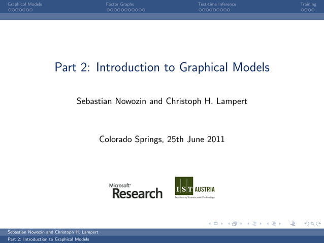 01 graphical models | PDF