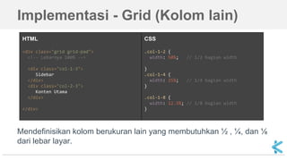 Eksperimen CSS - 02-1 grid layout | PPTX