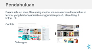 Eksperimen CSS - 02-1 grid layout | PPTX