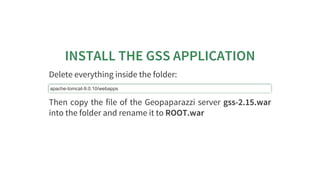 Geopaparazzi Survey Server Installation | PDF