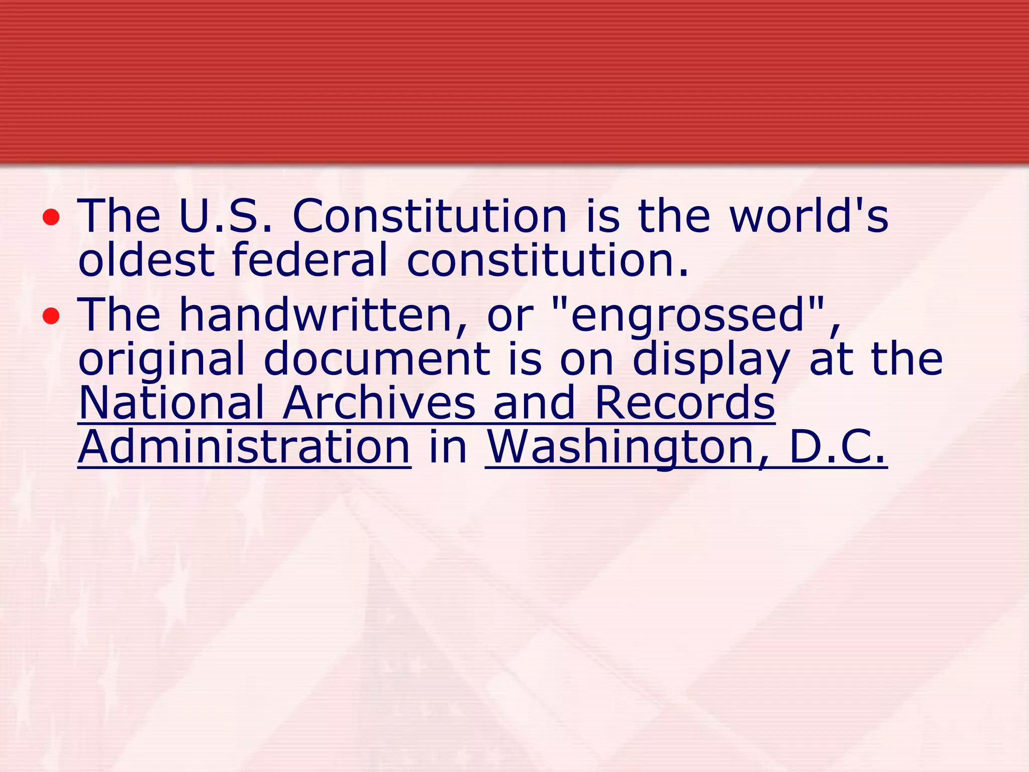Structure of the Federal Government | PPT