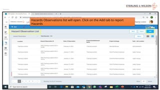 Hazards Observation for Safety Engineering | PPTX