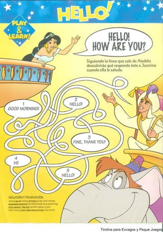 Disney Magic English Hello! Saludo | PDF