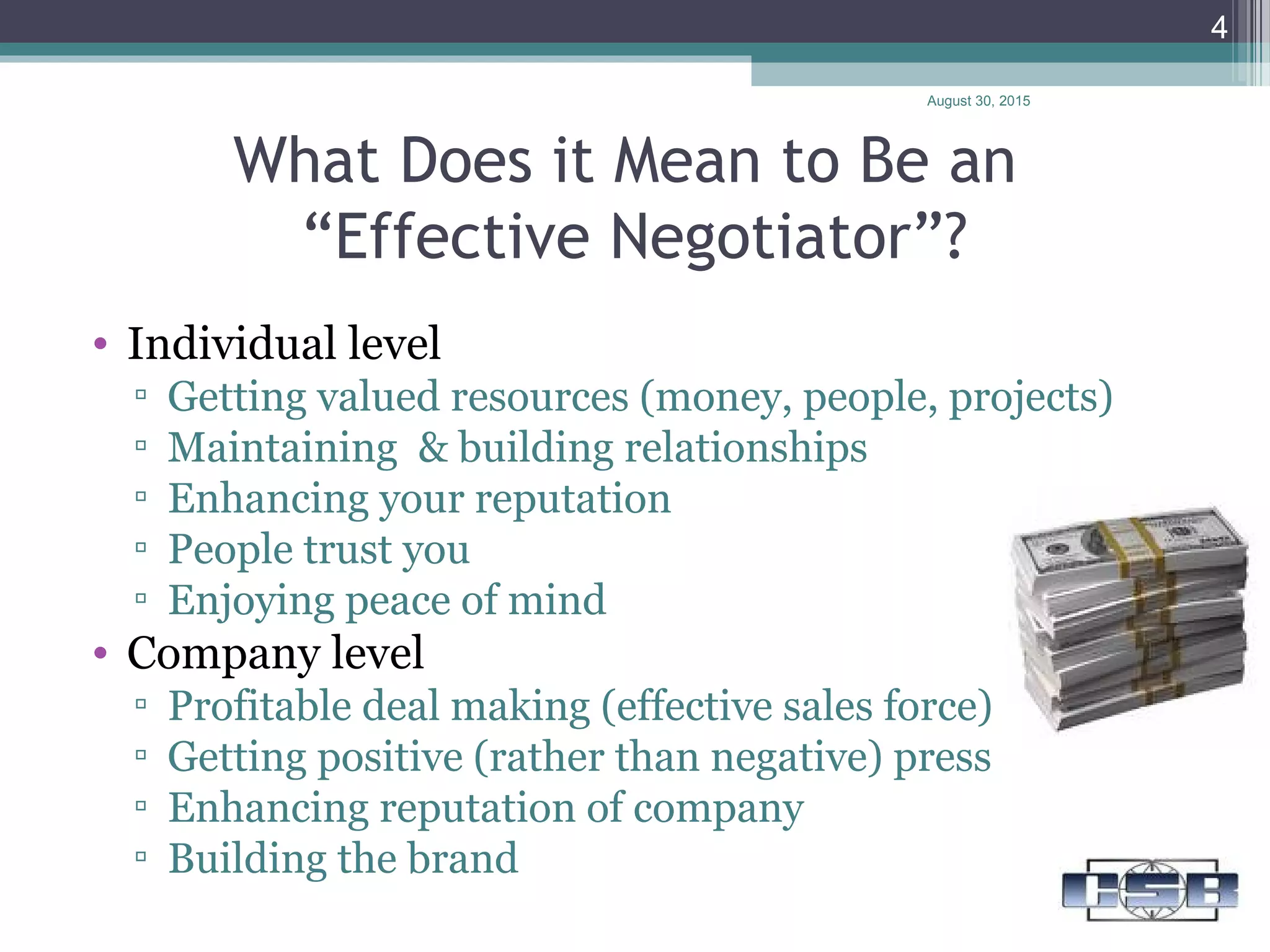 01 high performance negotiation skills | PPT