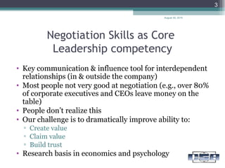 01 high performance negotiation skills | PPT