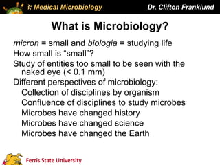 Scope and History of Microbiology | PPTX