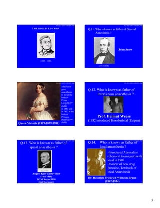 01 history of anaesthesia | PDF | Chemistry | Science