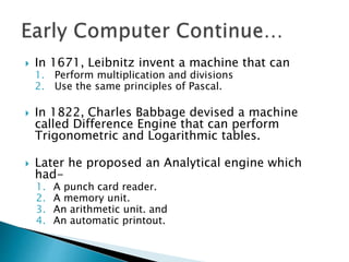history of computer | PPT