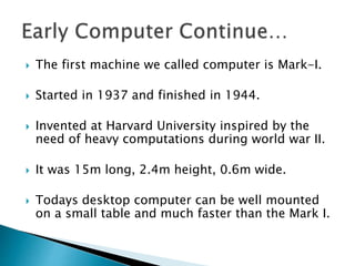 history of computer | PPT