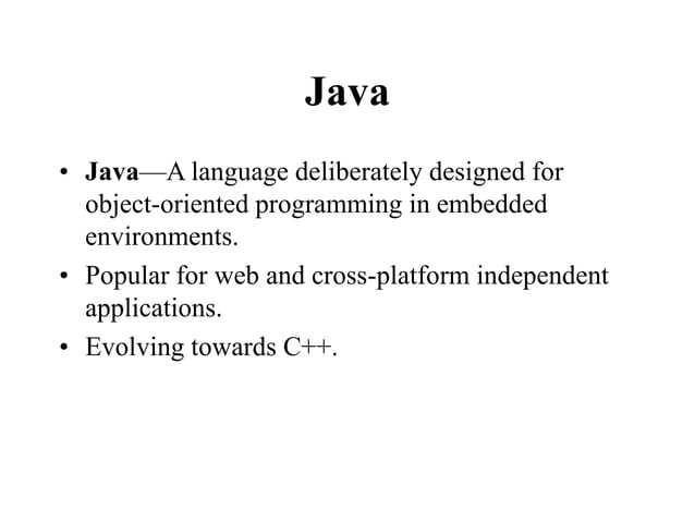 History Of Object Orientation In Oop Ppt
