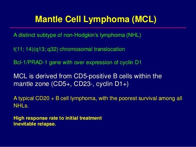 Mantle Cell Lymphoma: from bench to clinic