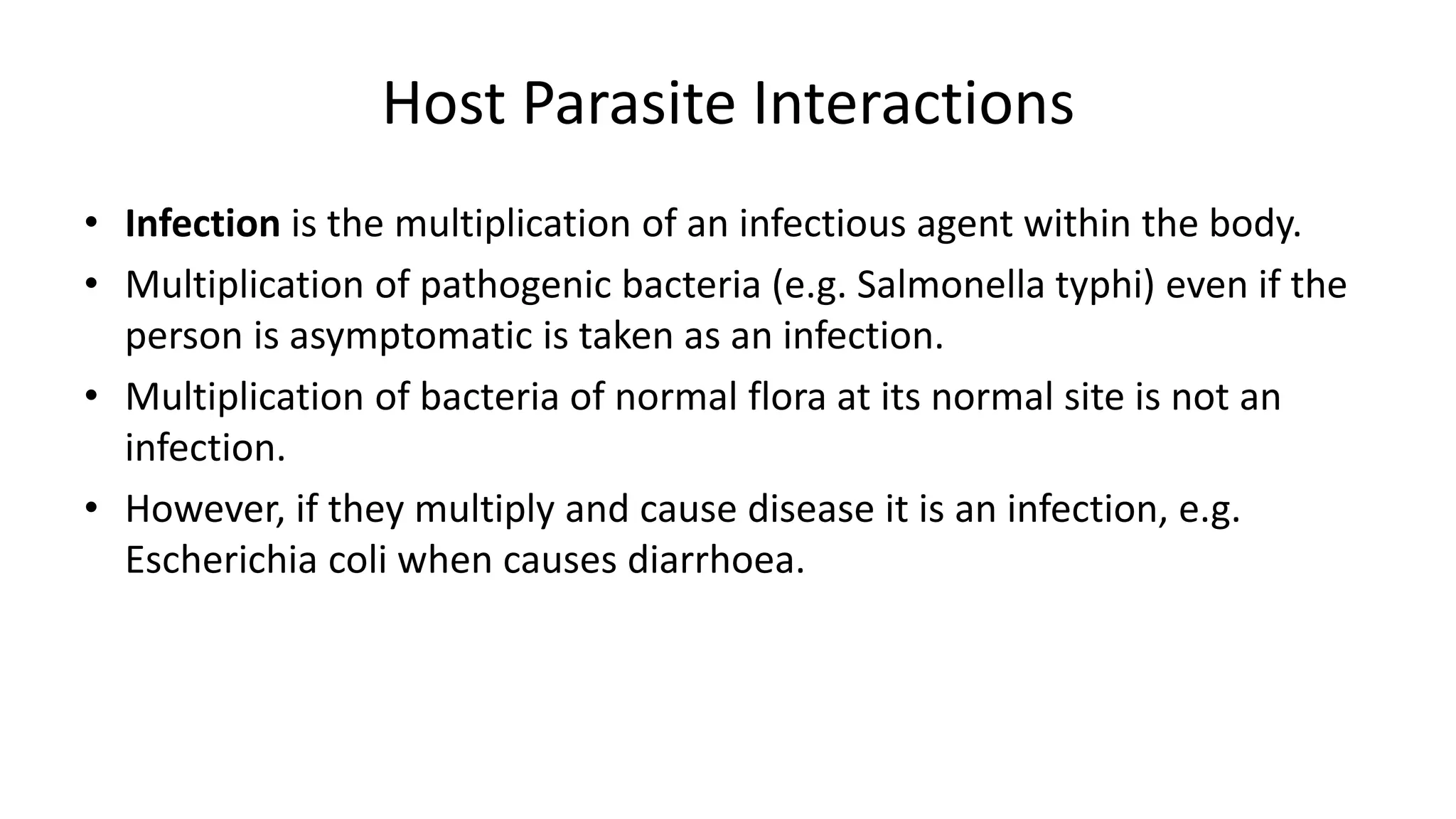 01 host parasite interactions | PPTX