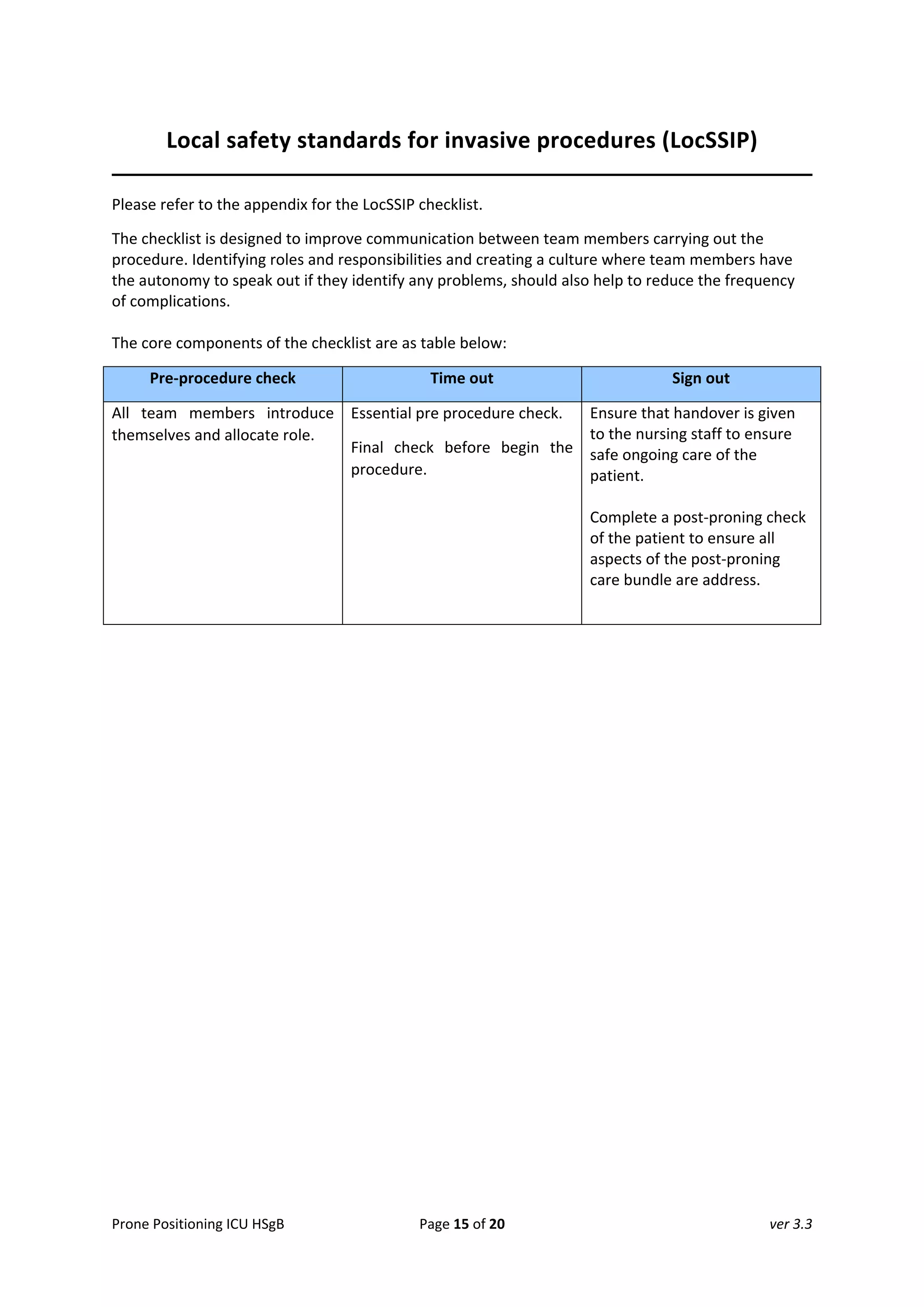 Prone Positioning in the Intubated Adult ICU Patient | PDF