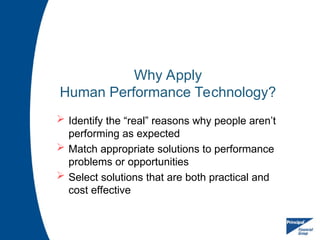 Overview of Human Performance Technology | PPT | Free Download