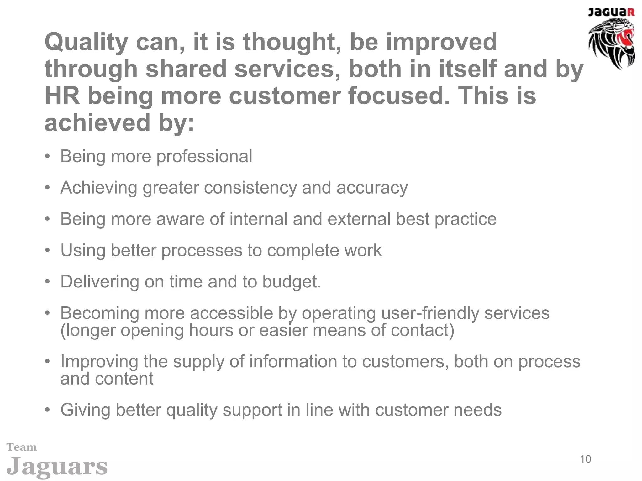 HR Shared Services | PPTX