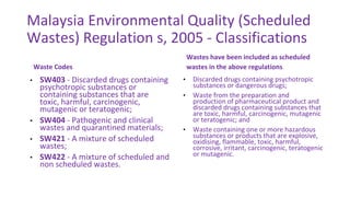 An Introduction To Clinical Waste In Malaysia | PPTX