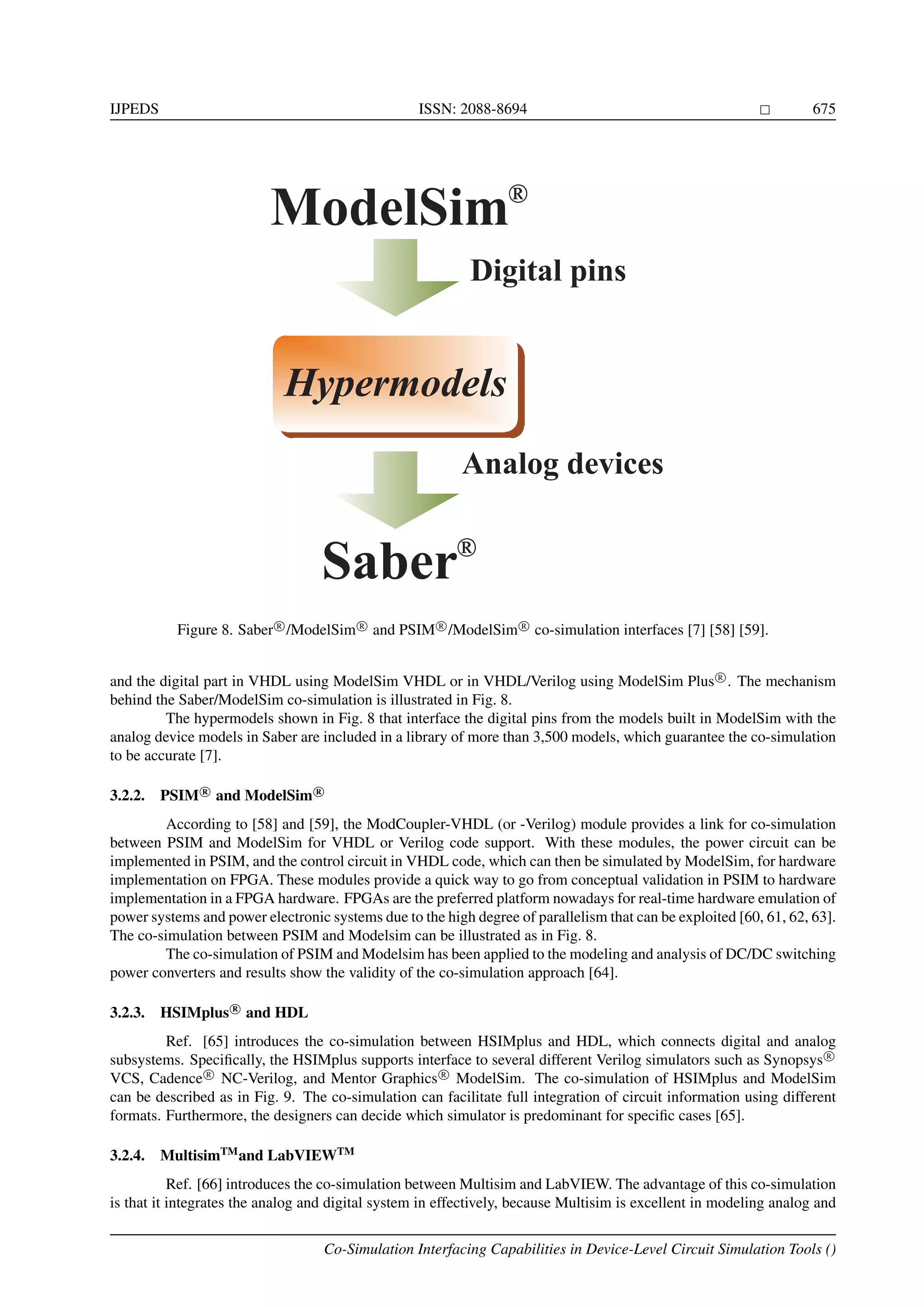Co Simulation Interfacing Capabilities In Device Level Power Electronic