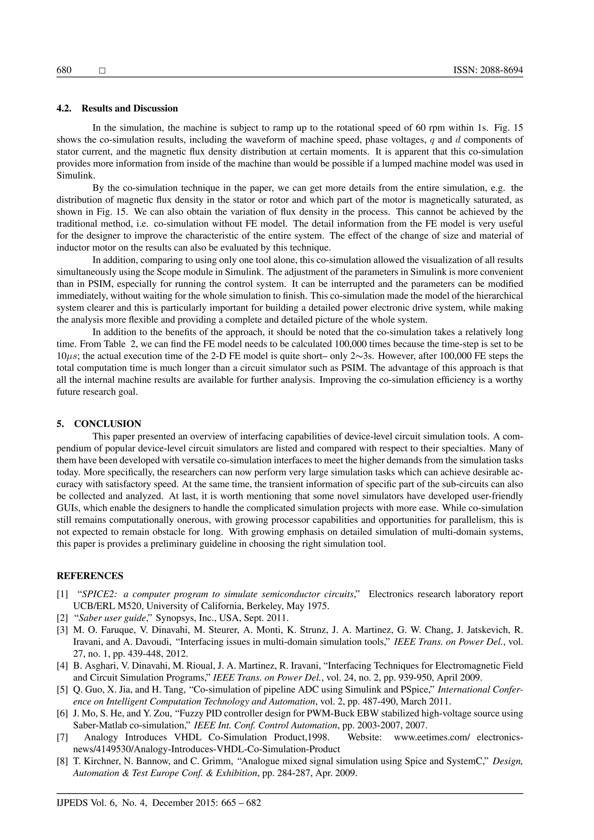 Co Simulation Interfacing Capabilities In Device Level Power Electronic