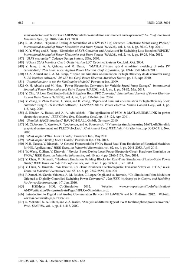 Co Simulation Interfacing Capabilities In Device Level Power Electronic Circuit Simulation Tools