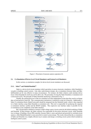 Co-Simulation Interfacing Capabilities in Device-Level Power Electronic Circuit Simulation Tools ...