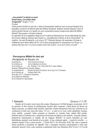 01 ianuarie Scripturile in fiecare zi_vol1 | PDF