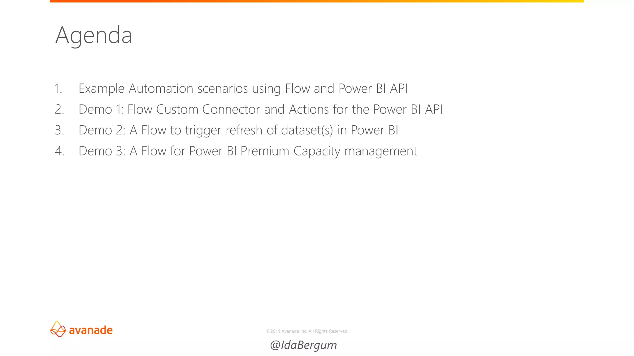 Techorama: Power BI Automation with MS Flow | PDF