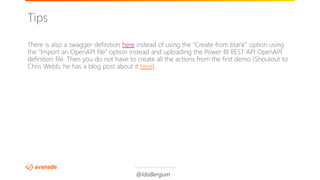 Techorama: Power BI Automation with MS Flow | PDF