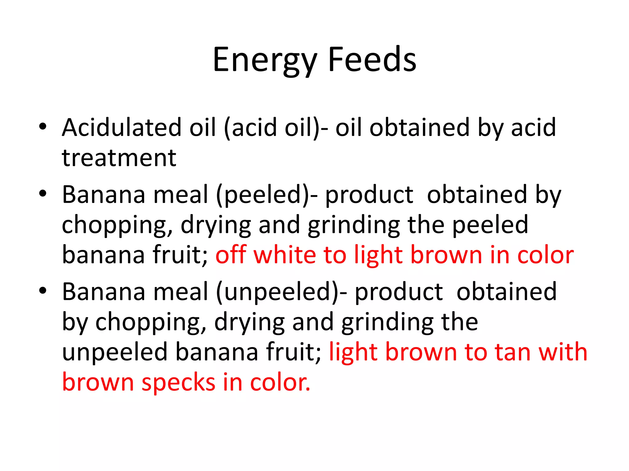identification of feed stuffs and feed formulation | PPTX
