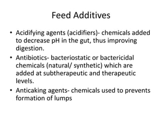identification of feed stuffs and feed formulation | PPTX