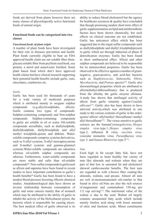 Functional Foods for Replacing Chemical Filled Medicines | PDF | Herbs and Supplements ...