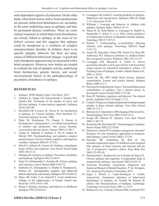 Cognition and Behavioral Effects in Epilepsy: A Review | PDF