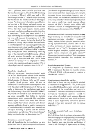 Hemovigilance and Blood Safety: A Review | PDF