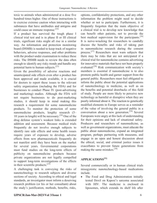Nanomedicine: A Review Nanomedicine: A Review | PDF