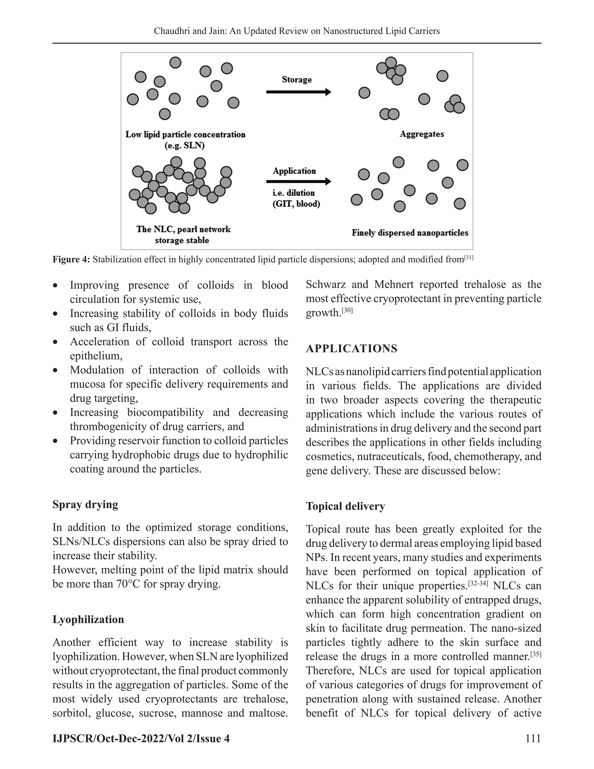 An Updated Review on Nanostructured Lipid Carriers (NLC) | PDF