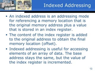 01 indirect indexed_addressing_and_arrays_sp15 | PPTX