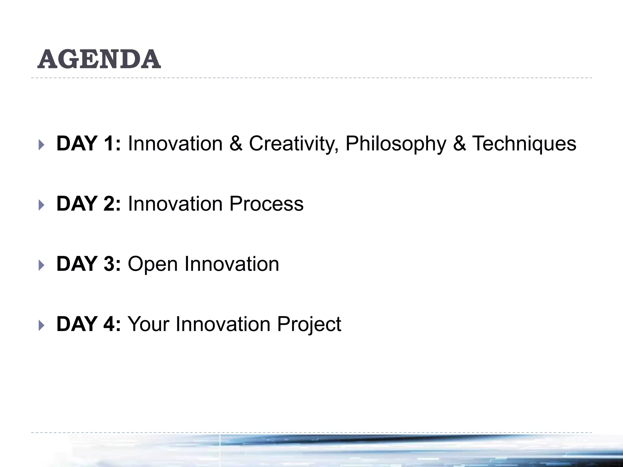 Introduction to Innovation Philosophy - Day1a-intro1 | PDF