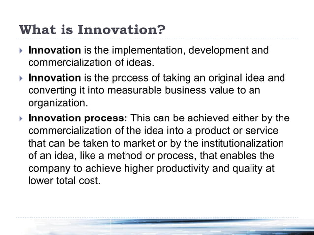 Introduction to Innovation Philosophy - Day1a-intro1 | PPT