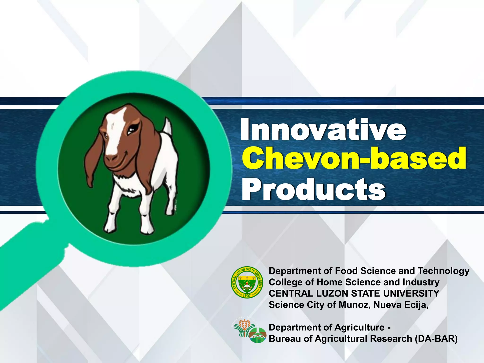 Innovative Chevon-based Products | PDF