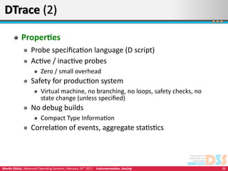 Code Instrumentation, Dynamic Tracing | PDF
