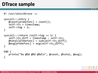 Code Instrumentation, Dynamic Tracing | PDF