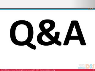 Code Instrumentation, Dynamic Tracing | PDF