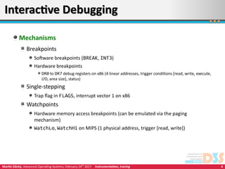 Code Instrumentation, Dynamic Tracing | PDF
