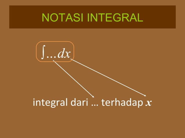 01 integral tak tentu | PPT